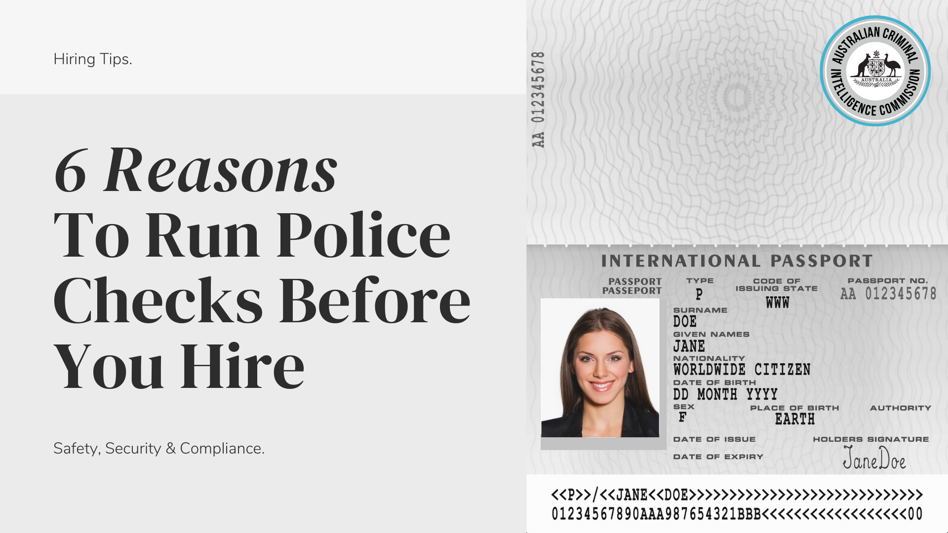 6 Critical Reasons to Conduct Police Checks Before Hiring